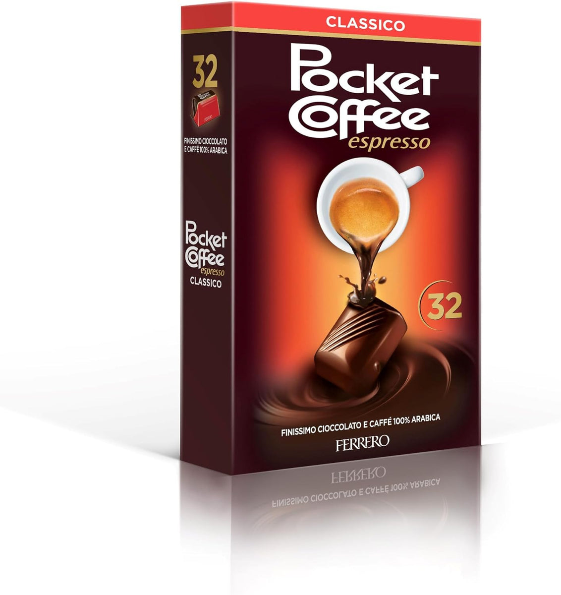 Ferrero Pocket Coffee Espresso Coffee Filled Candies (18 pieces) 7.93 ...