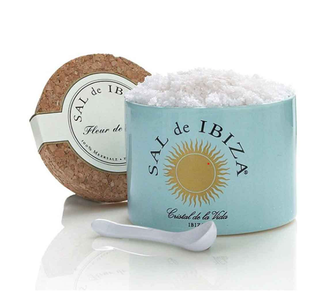 Sal de Ibiza Fleur de Sel Ceramic Pot 4.94 oz (140 g) – Tavola Italian ...