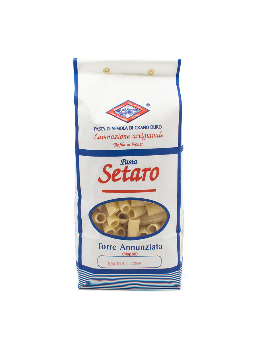 Setaro Rigatoni Pasta 2.2 lb (1 kg) – Tavola Italian Market