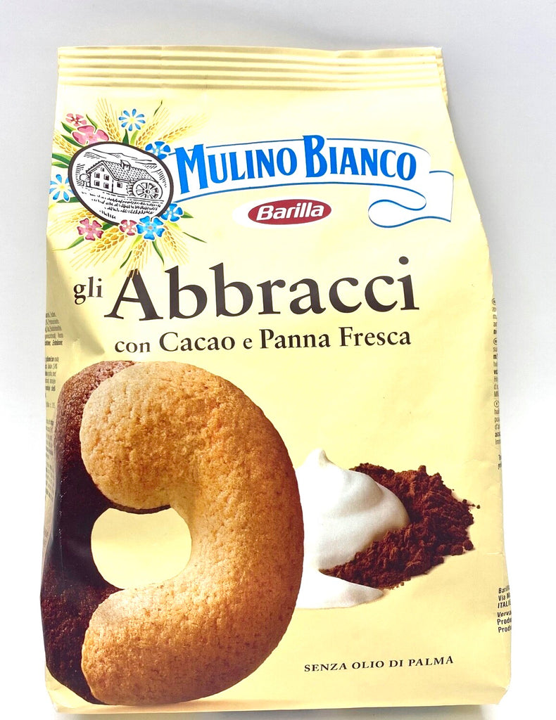 Mulino Bianco Gli Abbracci Con Cacao E Panna Fresca Cookies 12 35 Oz mulino-bianco-gli-abbracci-con-cacao-e-panna-fresca-cookies-12-35-oz