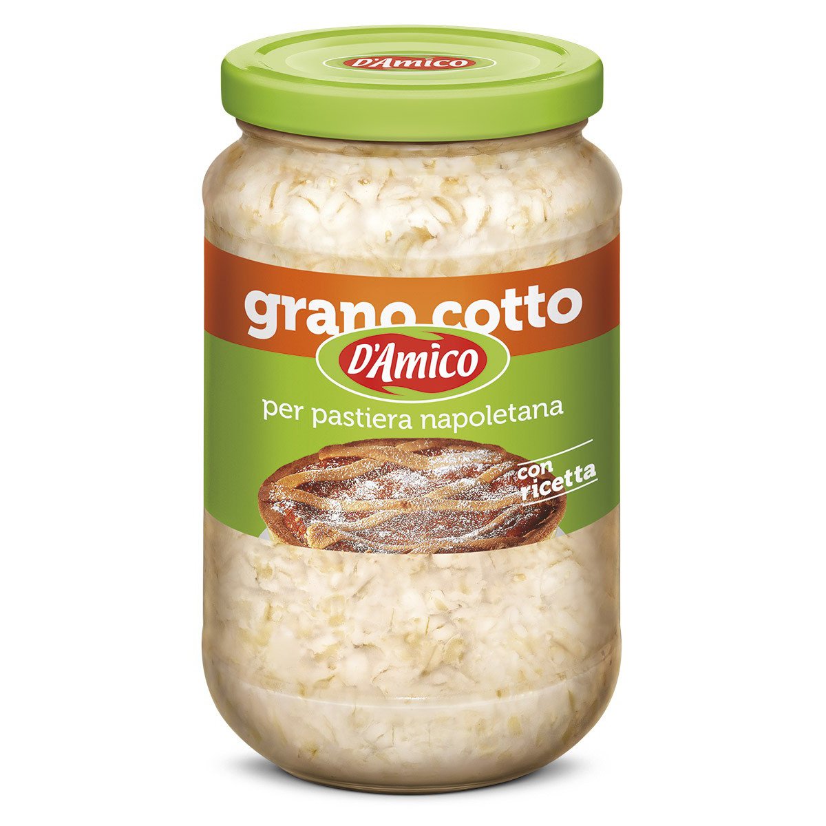 Fratelli D' Amico Cooked Wheat Grain for Neapolitan Grain Pie 20.5 oz ...
