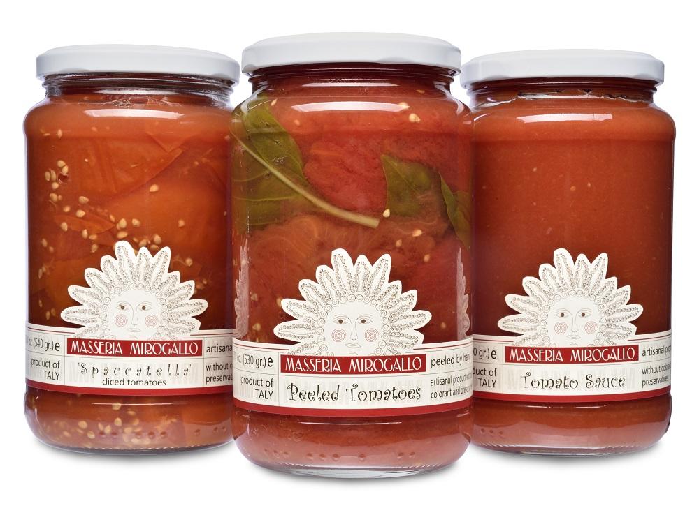 Masseria Mirogallo Pomodori Pelati (Hand Peeled Tomatoes) 18.7 oz (530 ...